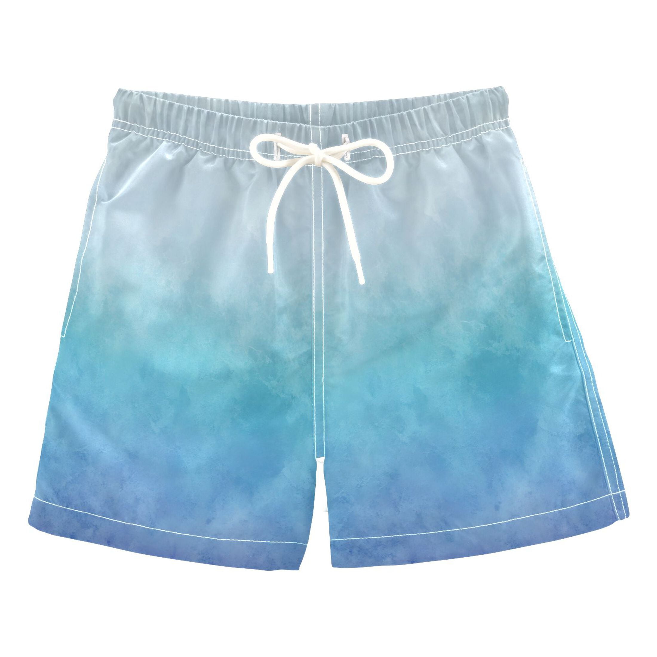 Gradient Boys' Swim Trunks Beach Pool Shorts Quick Dry Soft Fabric ...
