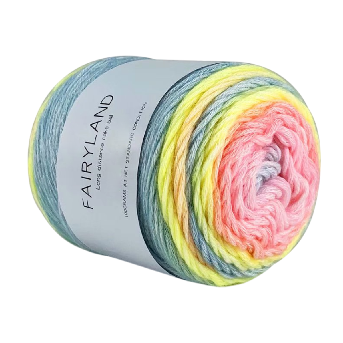 Gradient Cake Yarn for Crocheting Knitting-Embroidery Yarn with Vibrant ...