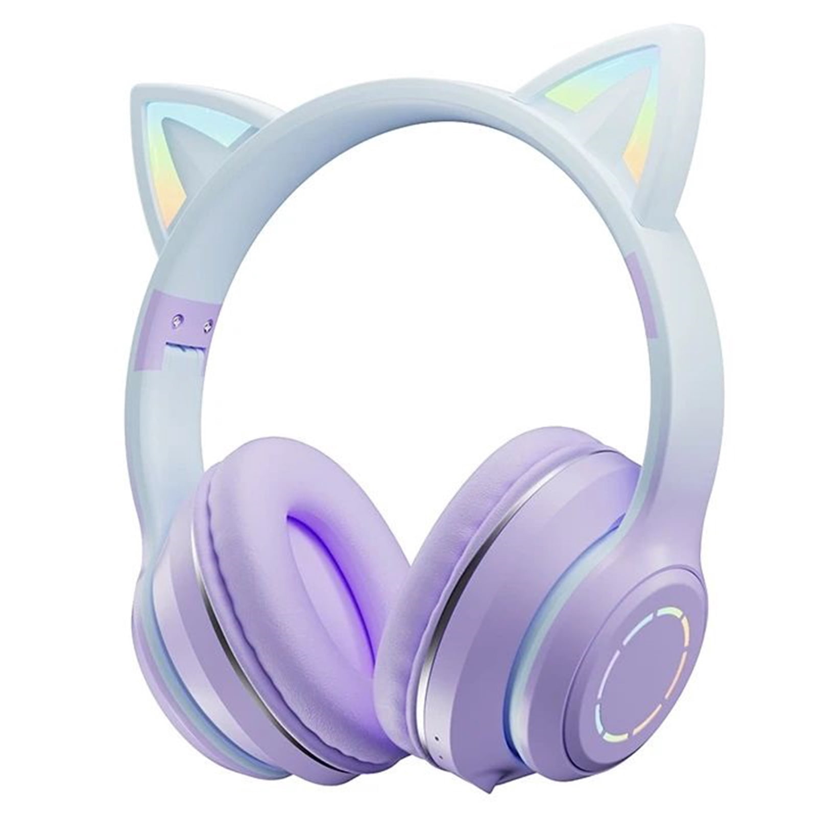Gradient Cat Ears Noise Canceling Headset Stereo Sound Headphones ...