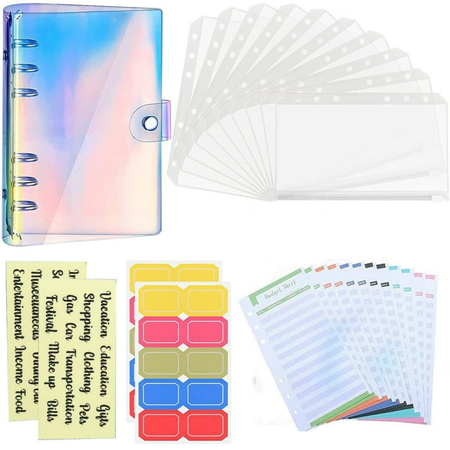 Gradient Color Budget Organiser Budget Planner Financial Planner PVC ...