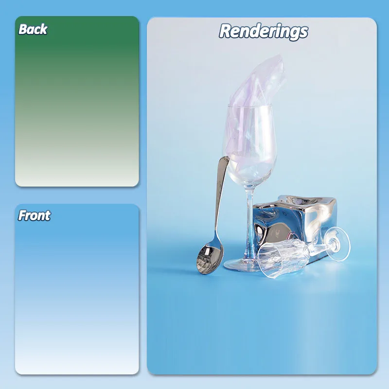 Gradient Color Photography Backdrops 2 Sided Photo Backgrounds ...