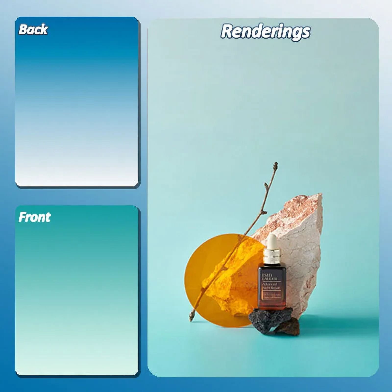 Gradient Color Photography Backdrops 2 Sided Photo Backgrounds ...