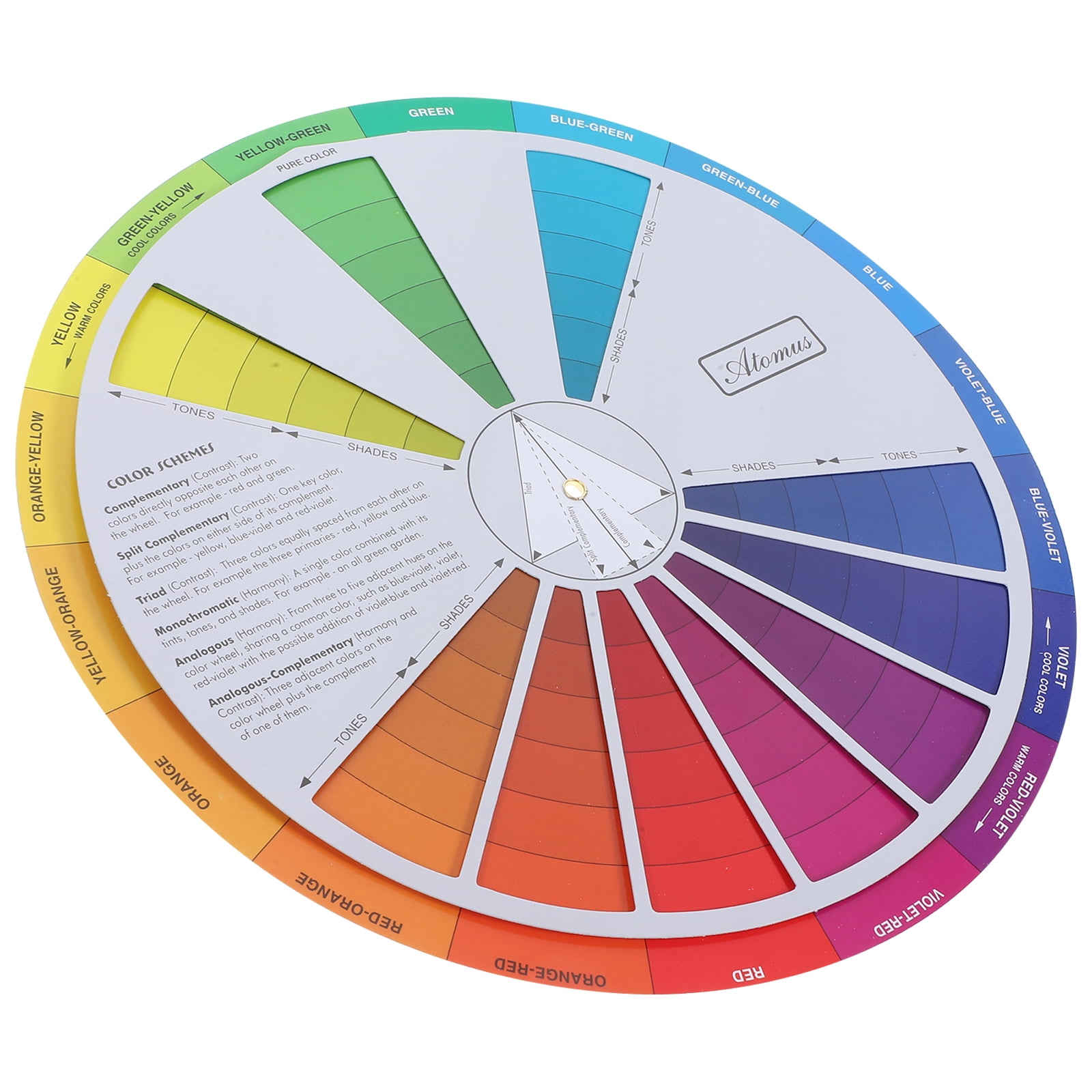 Gradient Color Wheel Interior Painting Supplies Swivel Wheels Board ...