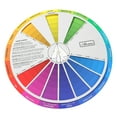 Gradient Color Wheel Learning Paper Standard Card Watercolor Colour ...