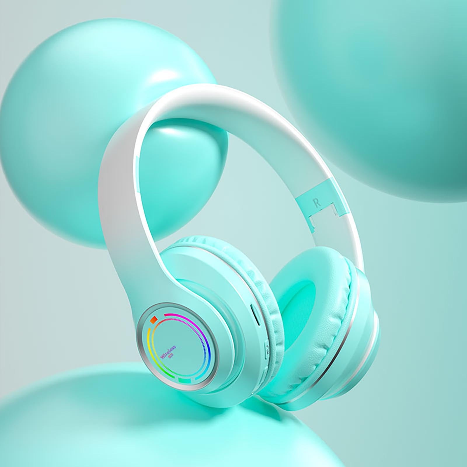 Gradient Colored Light Emitting Bluetooth Headphones, Popular Game ...