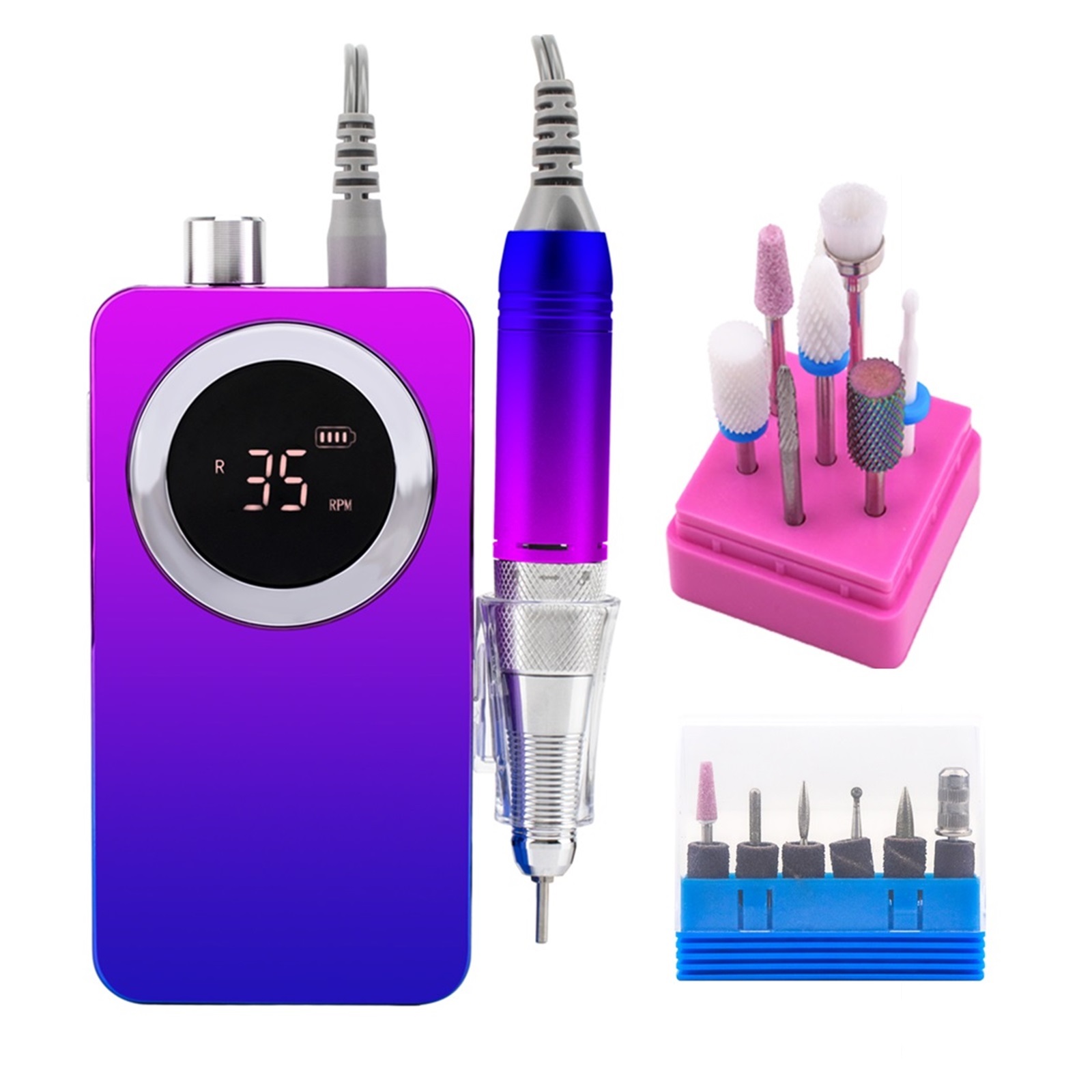 Gradient Drill Machine Handpiece 35000rpm Portable Cordless Electric ...