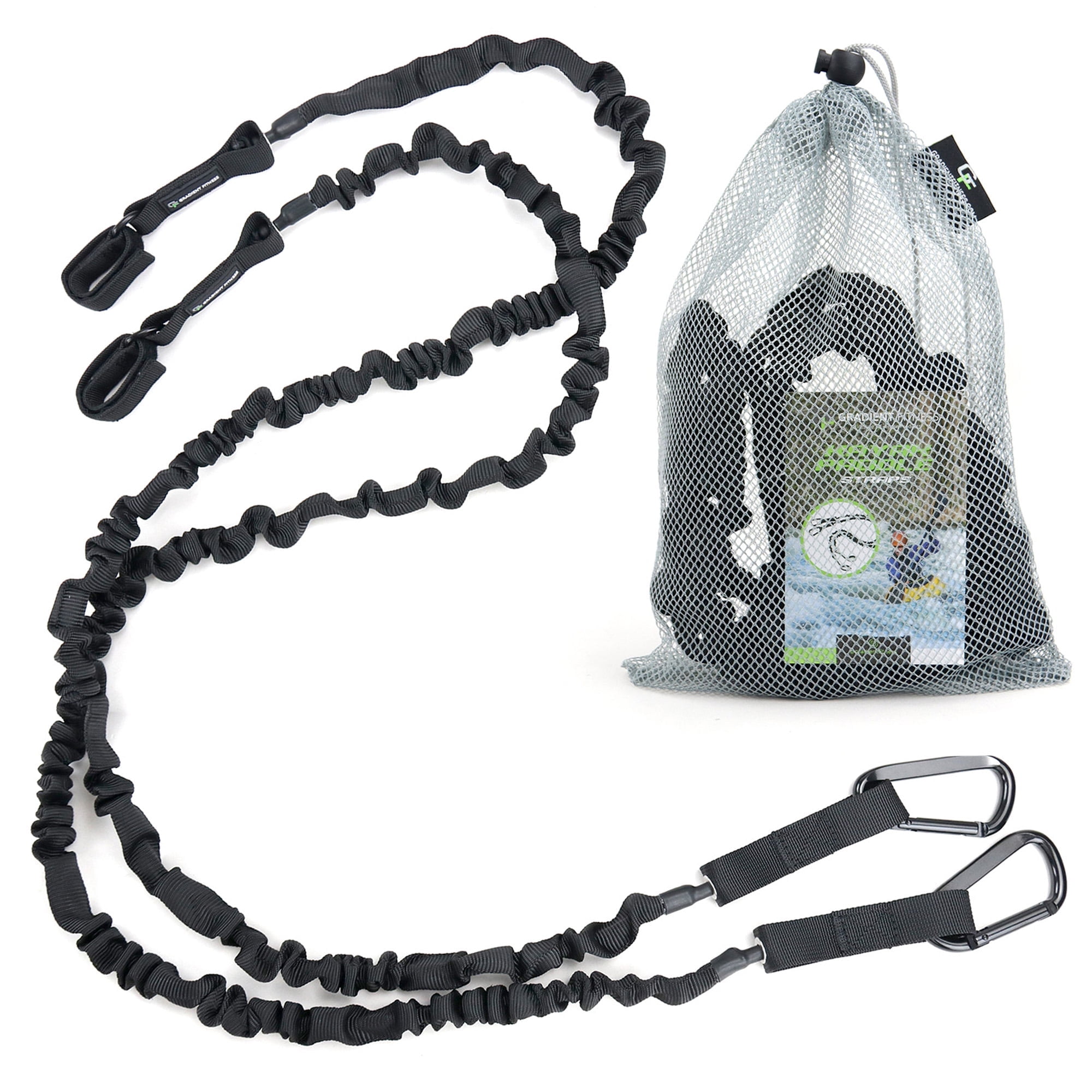 Gradient Fitness 2 Pack Kayak Paddle Leash, 5-8 Feet Stretchable Paddle ...
