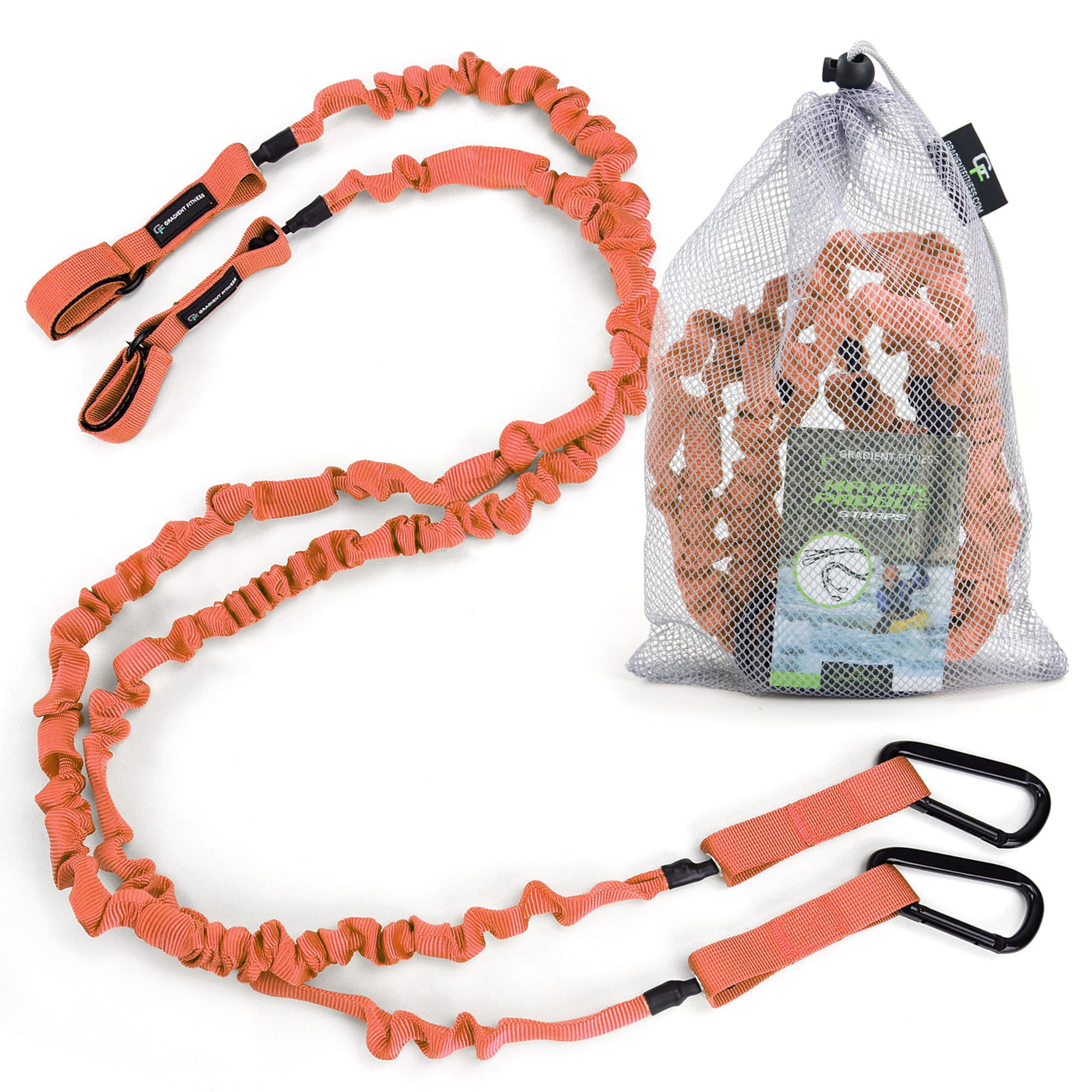 Gradient Fitness 2 Pack Kayak Paddle Leash, 5-8 Feet Stretchable Paddle ...