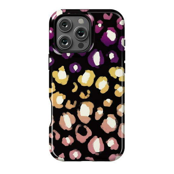 Gradient Graphic Leopard Print Pattern Art iPhone Case 17 16 15 14 13 ...