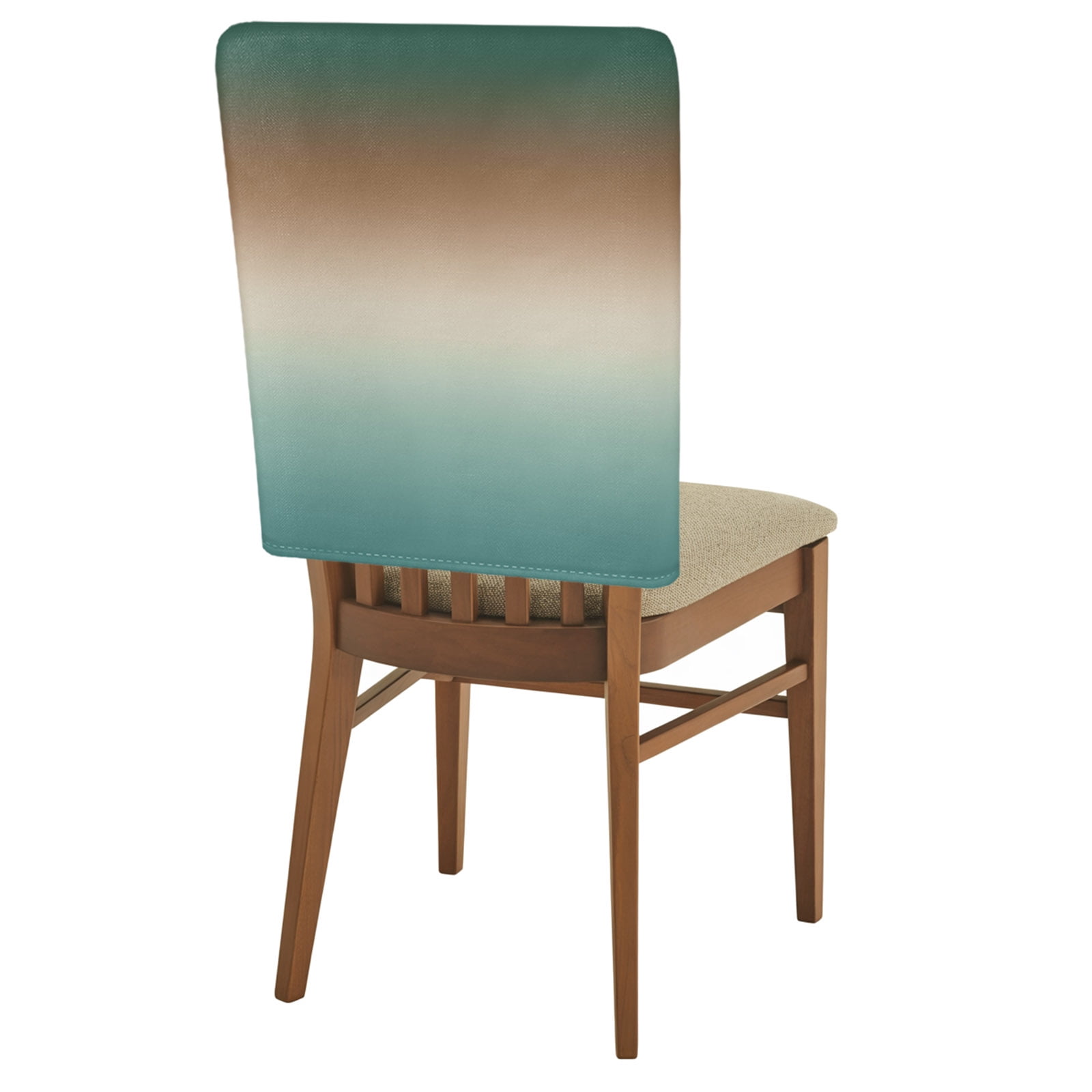 Gradient Green Chair Back Covers Set of 8 Modern Minimalist Green Brown ...