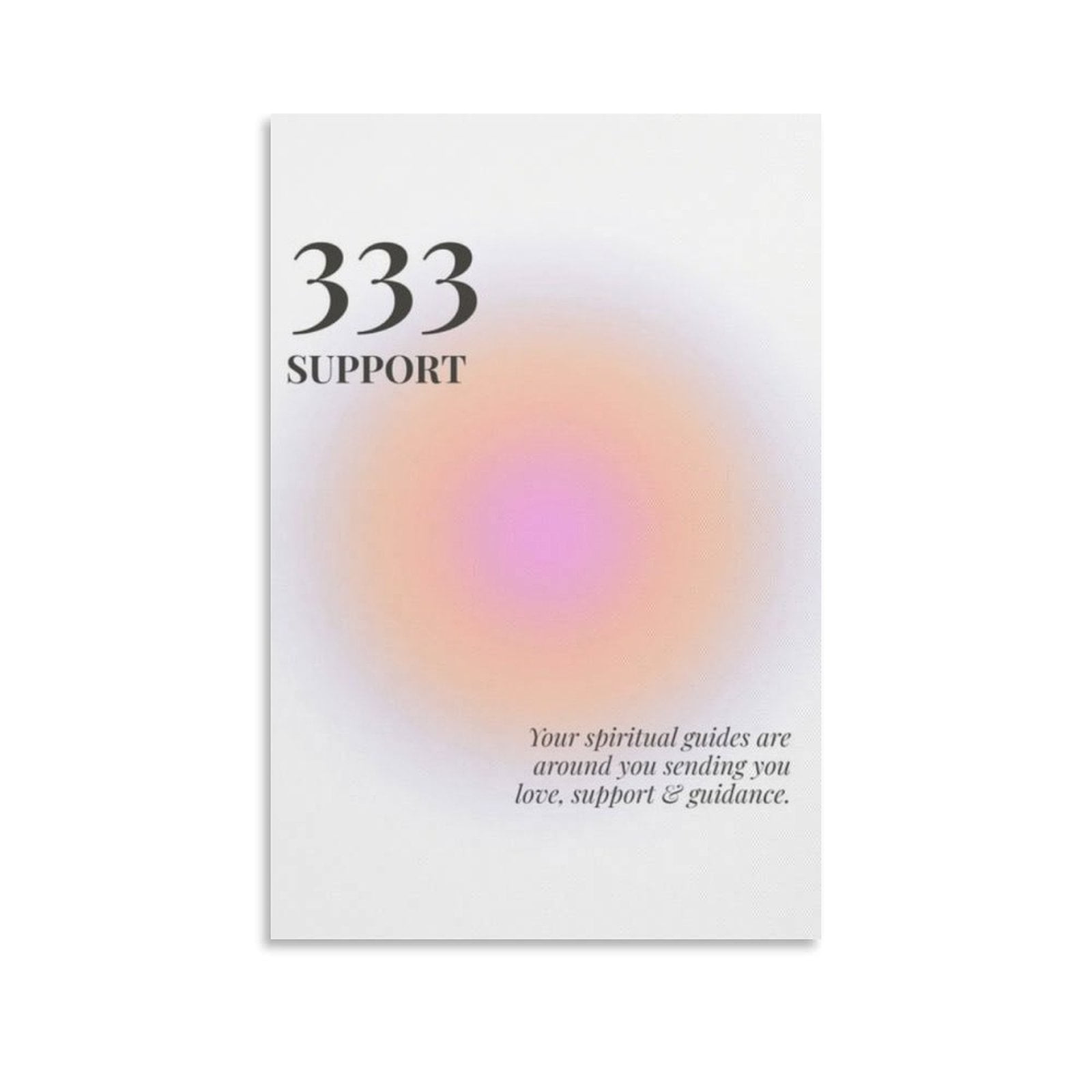 Gradient Halo Aesthetic Angel Digital Poster 333 Space Aesthetics ...