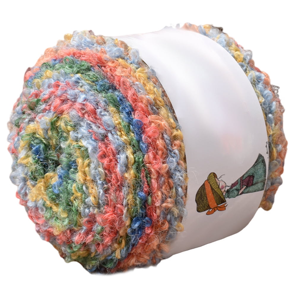 Gradient Knitting Yarn 1 Roll Gentle Yarn Wool for Crochet and Knitting ...