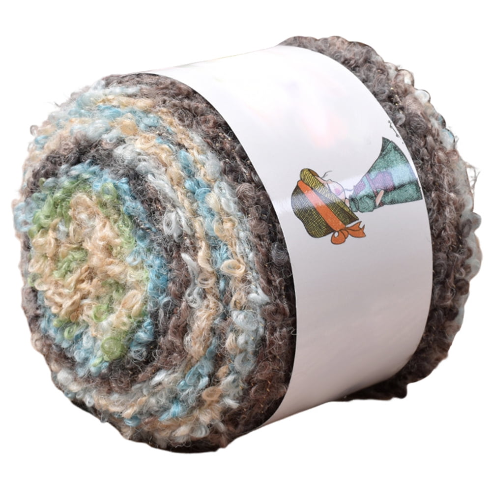 Gradient Knitting Yarn 1 Roll Gentle Yarn Wool for Crochet and Knitting ...