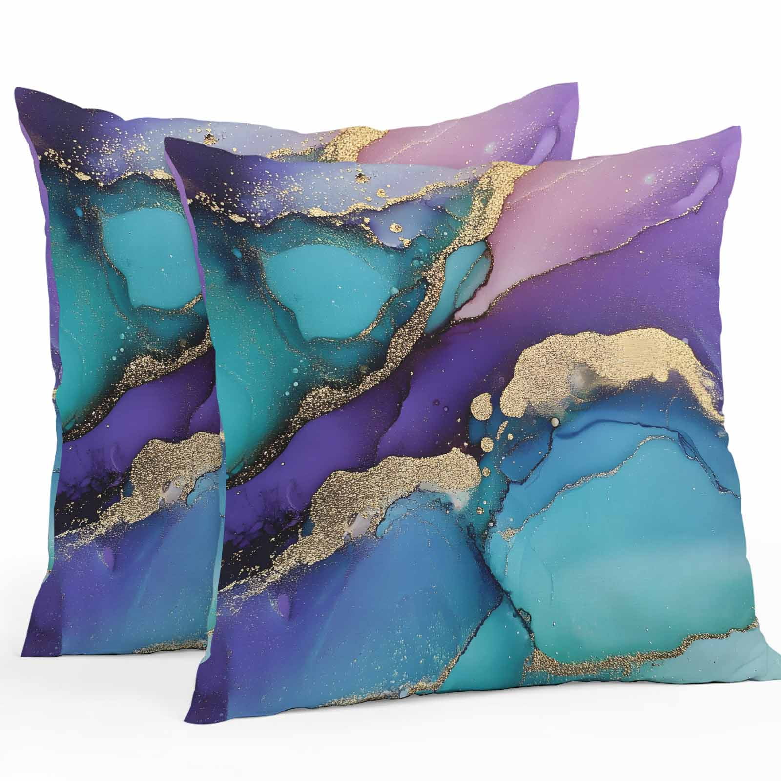 Gradient Marble Texture Outdoor Pillow Covers Pack of 2 Marble Texture ...