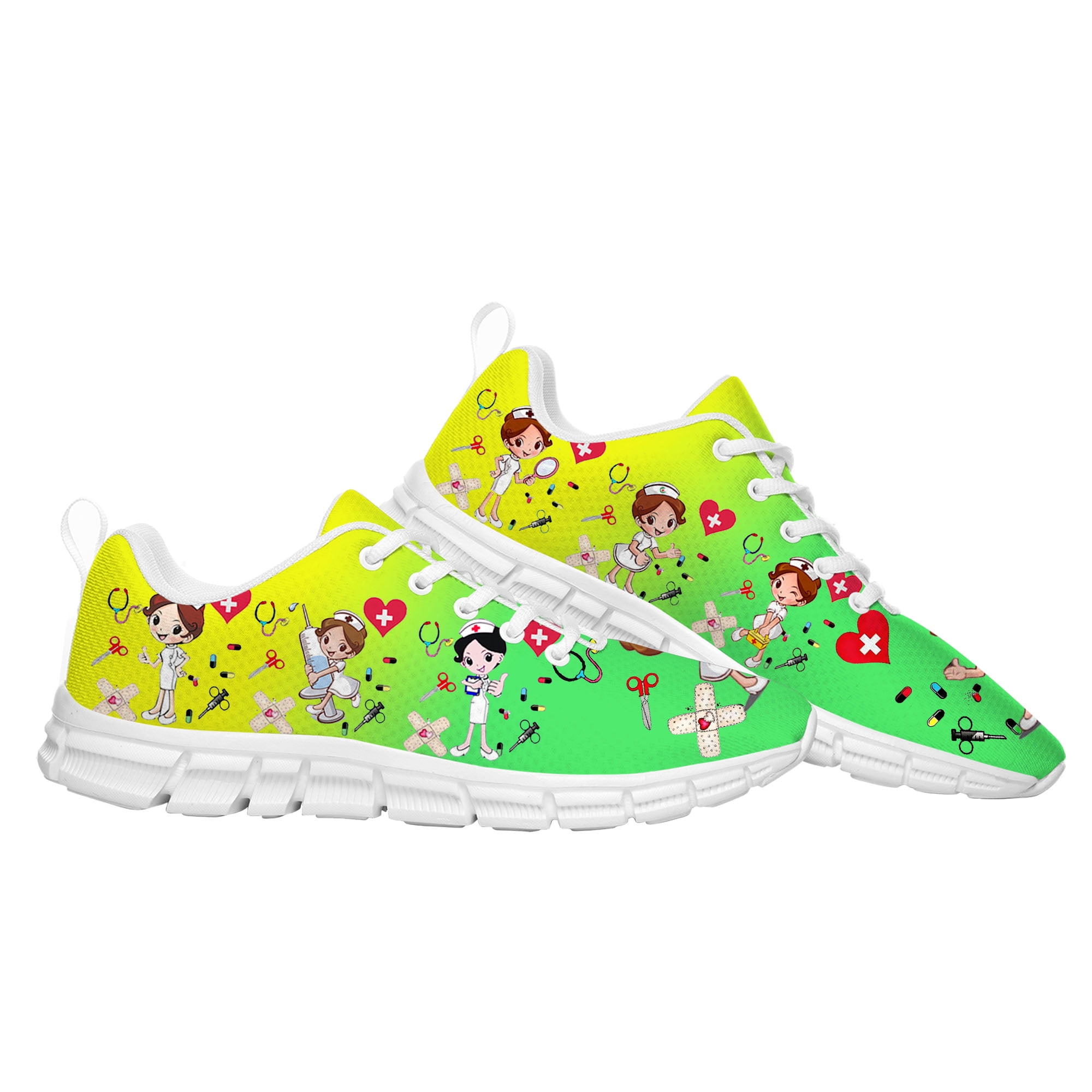 Gradient Nurse Medical Hospital Work Sports Custom Shoes High Quality ...