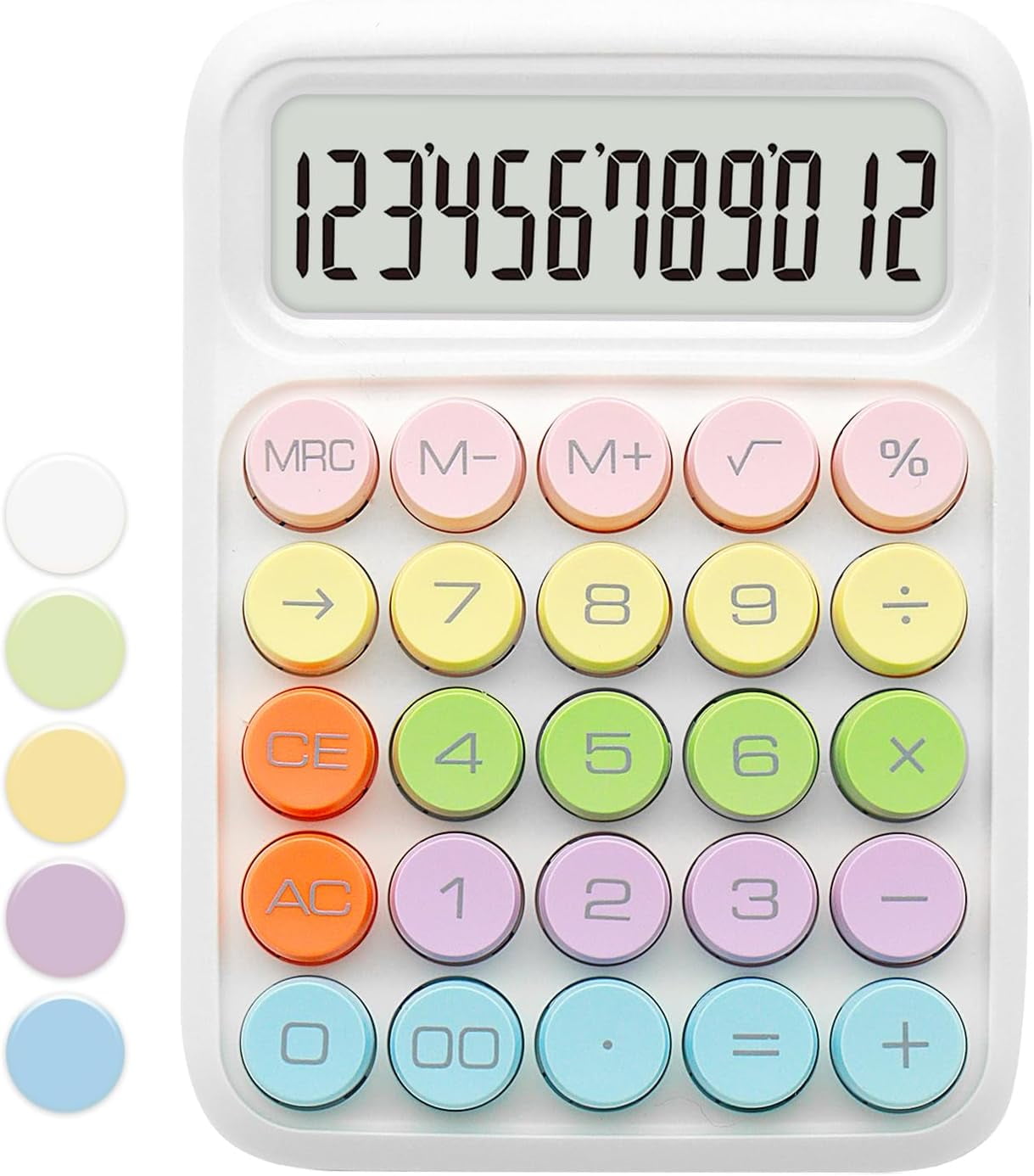 Gradient Pink Calculator, Standard Calculator,12 Digit Display and Big ...