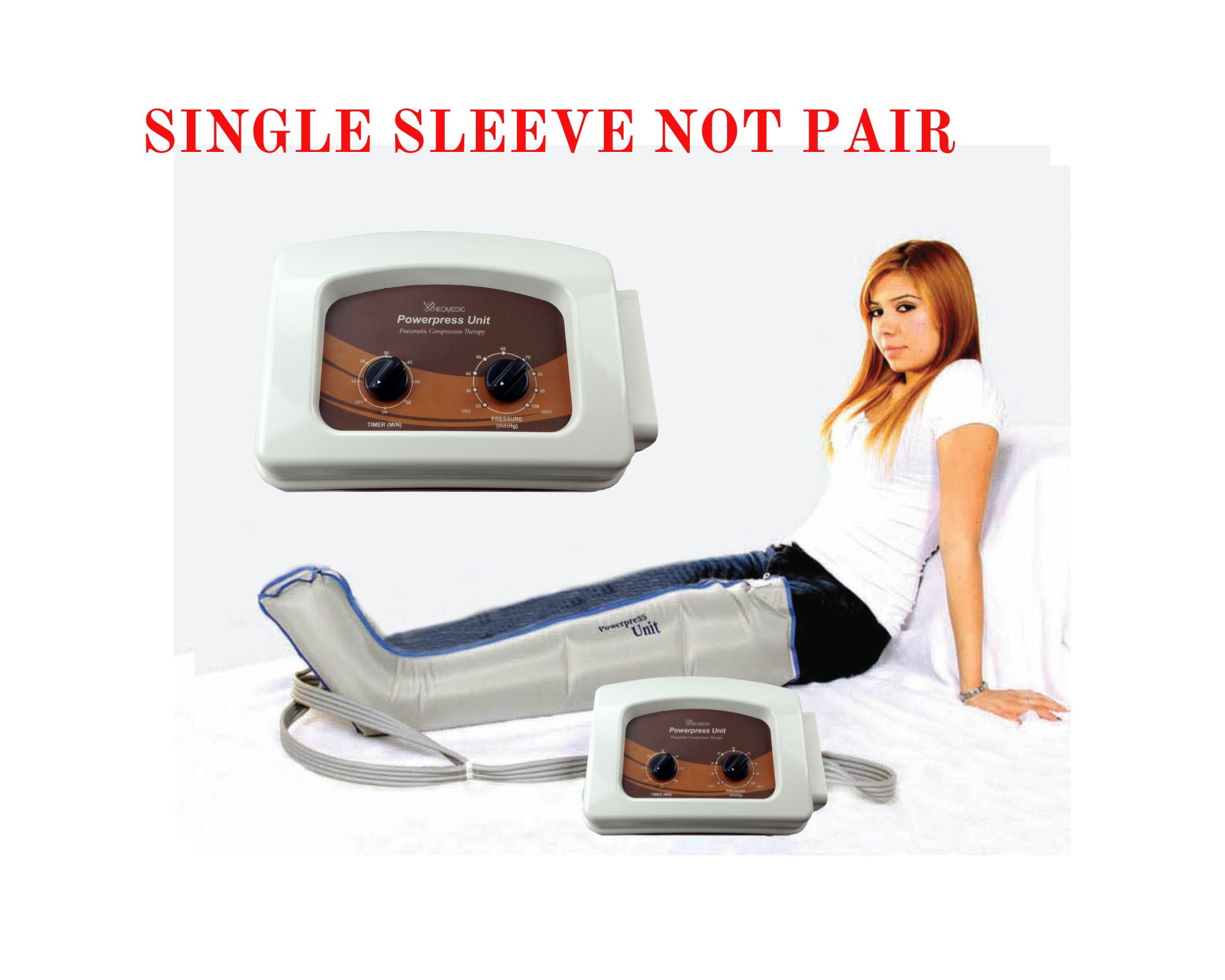 Gradient Sequential Compression Therapy - (Single Sleeve) X Large Full ...