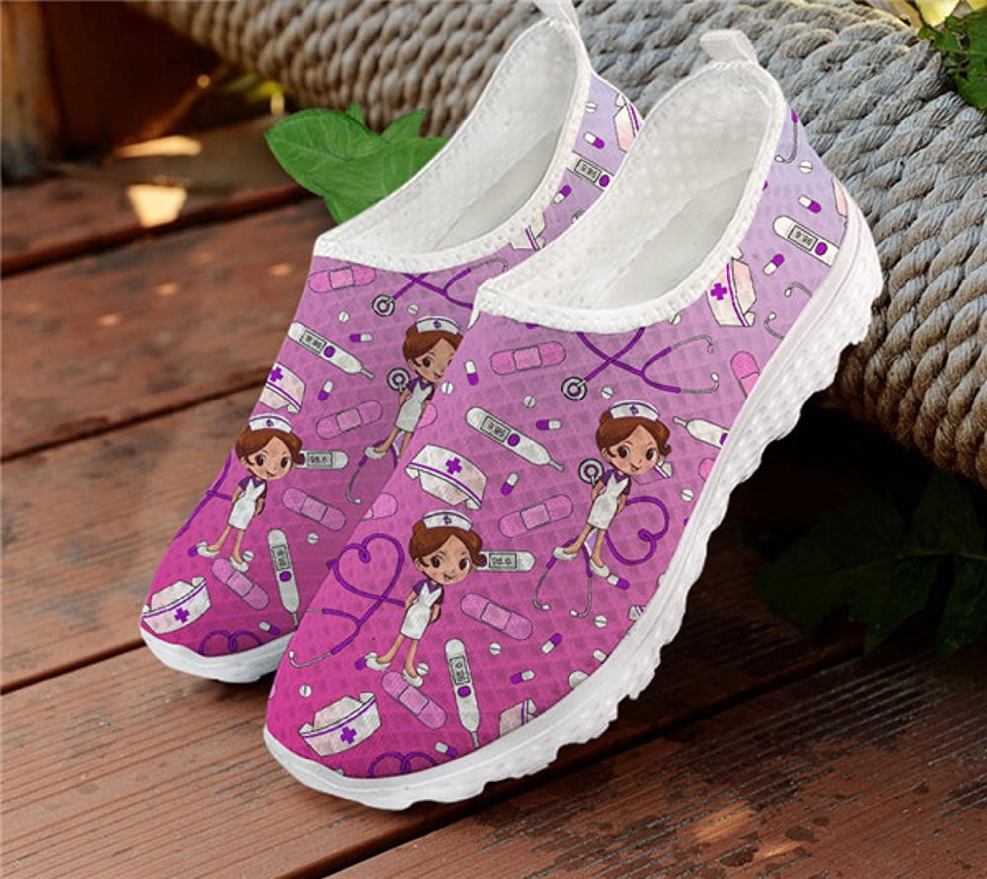 Gradient Sketch Medical Print Penny Loafers Women Shoes Summer Woman ...