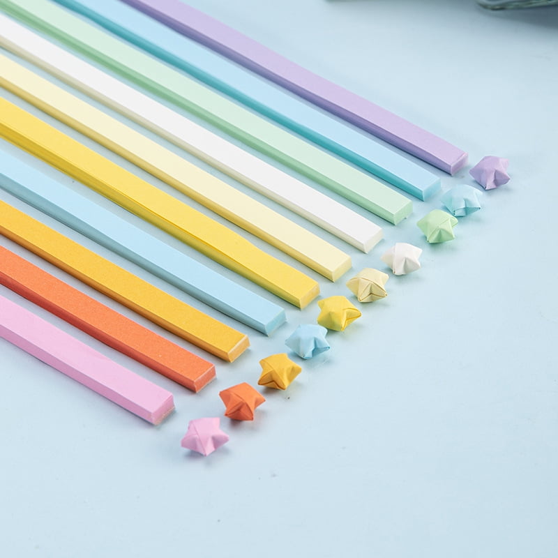 Gradient Star Origami Luminous Star Paper Strip Folded Star Origami ...