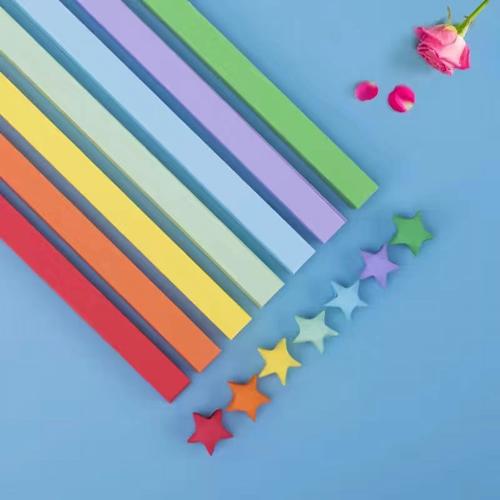 Gradient Star Origami Luminous Star Paper Strip Folded Star Origami ...