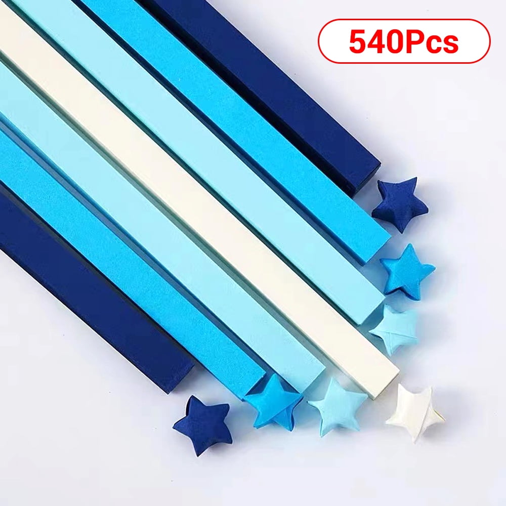 Gradient Star Origami Paper 540pc Star Folding Paper Strips for ...