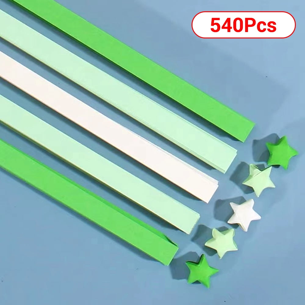 Gradient Star Origami Paper 540pc Star Folding Paper Strips for ...