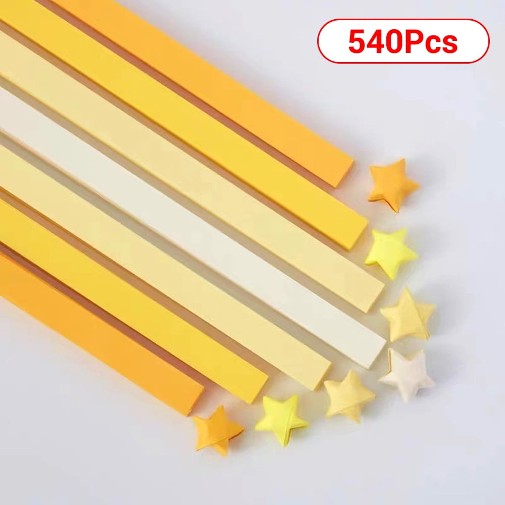 Gradient Star Origami Paper 540pc Star Folding Paper Strips for ...