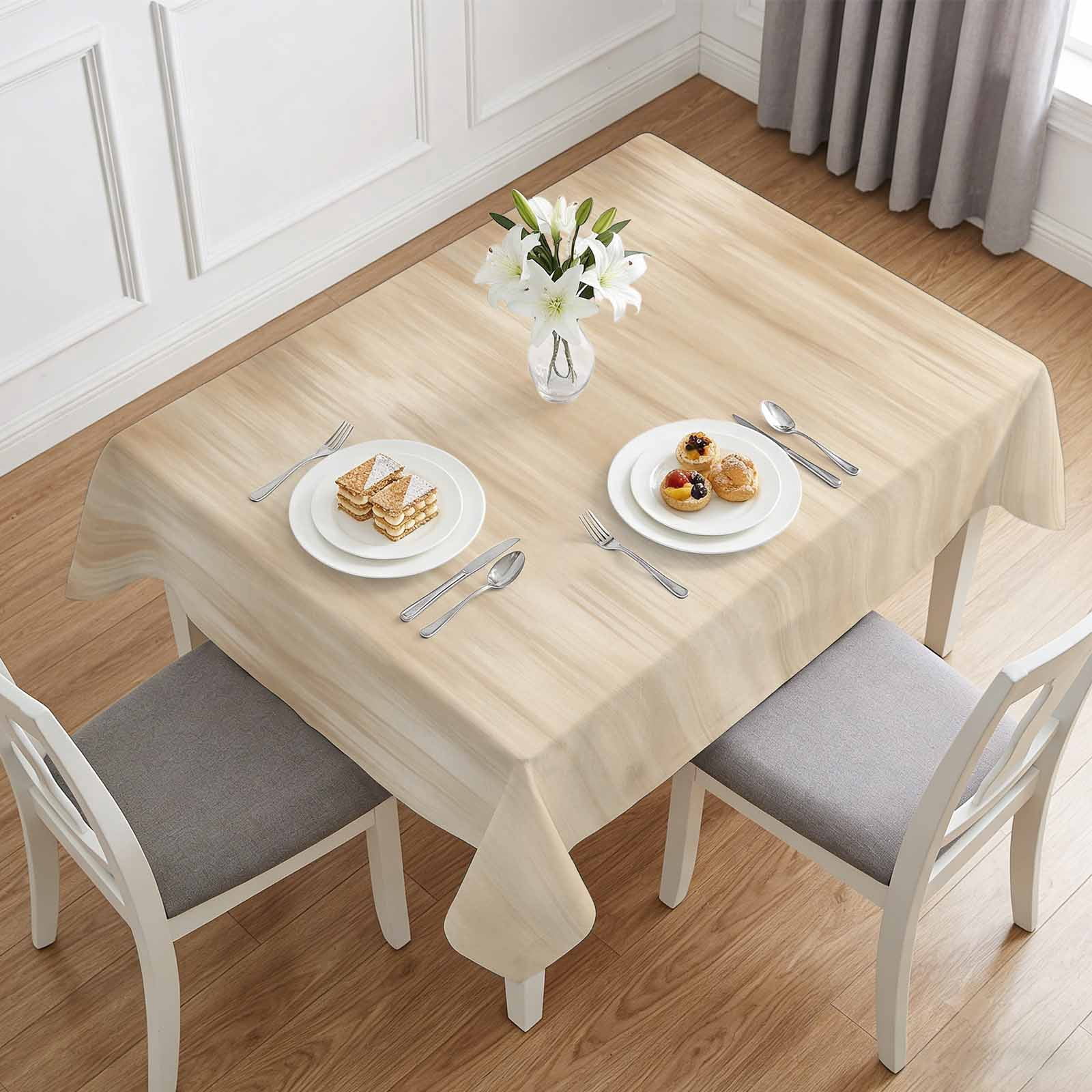 Gradient Yellow Abstract Texture Table Cloth 60x84in, Waterproof ...