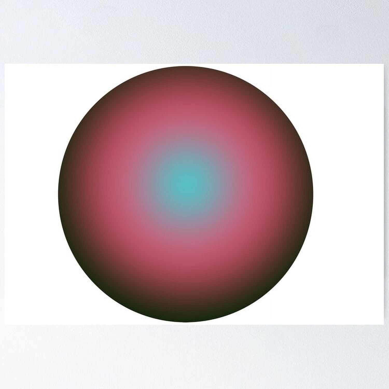 Gradient orb UNFRAMED Poster, 12x18 - Walmart.com