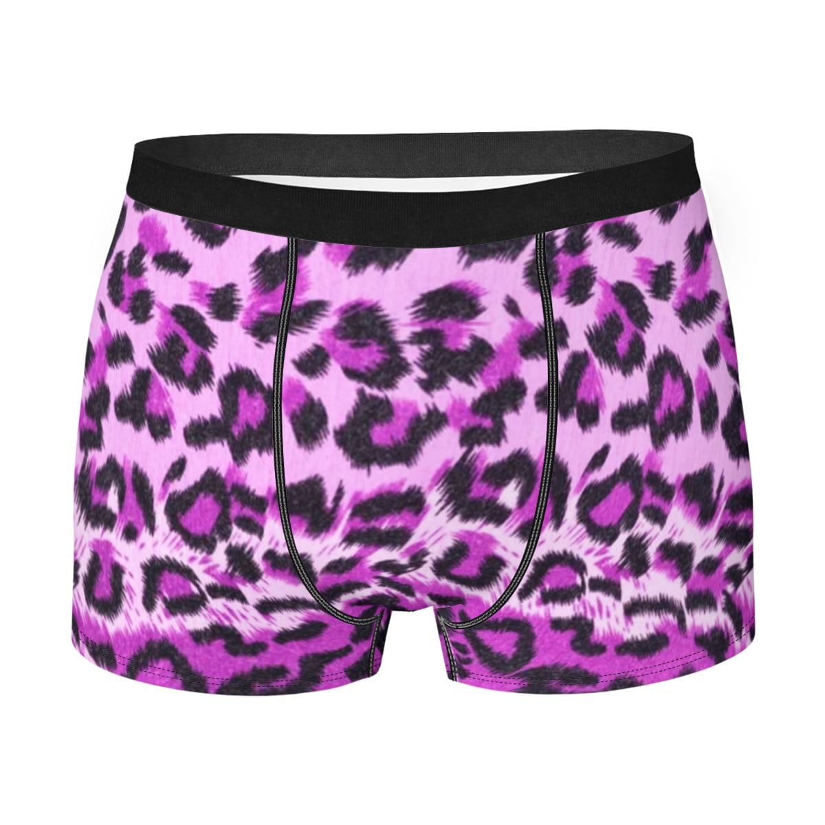Gradient purple leopard print Boxer Shorts For Man 3D Print Male ...