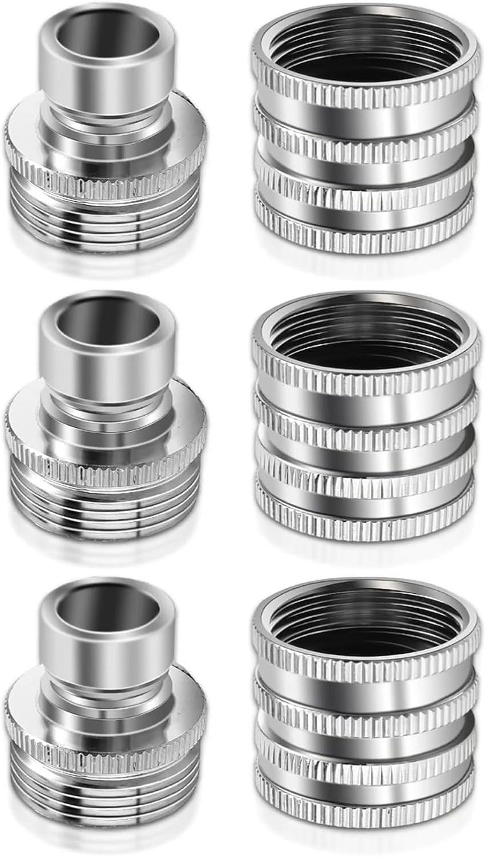 Gradientiscolor Stainless Steel Garden Hose Quick Connect Fittings Set ...