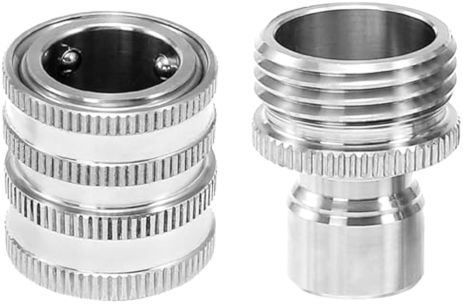 Stainless Steel Garden Hose Quick Connect Fittings Set | The Tube