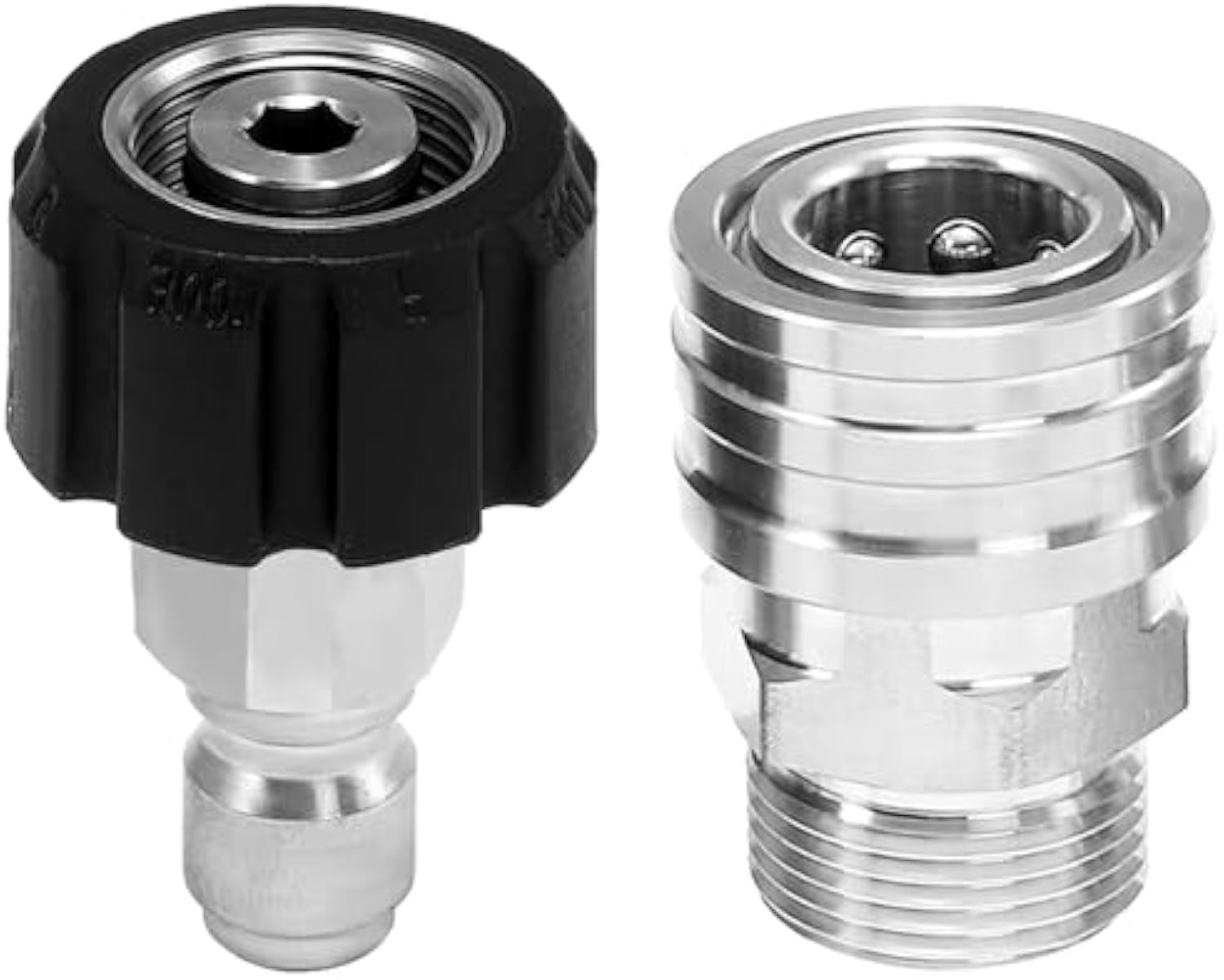 Stainless Steel Garden Hose Quick Connect Fittings Set | The Tube