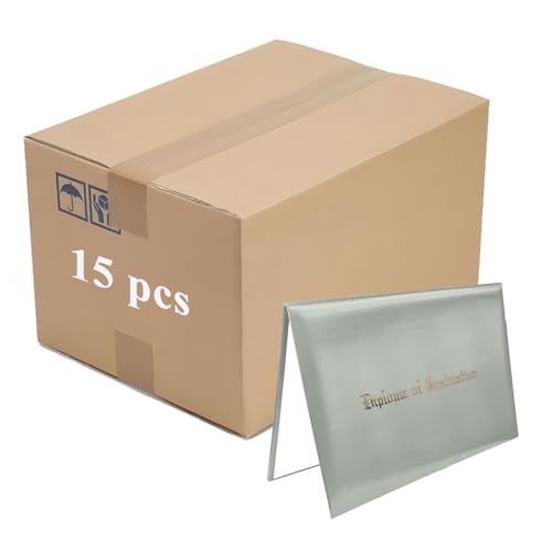 Gradplaza Diploma Cover for Certificate 8.5"x 11" Imprinted “Diploma of ...