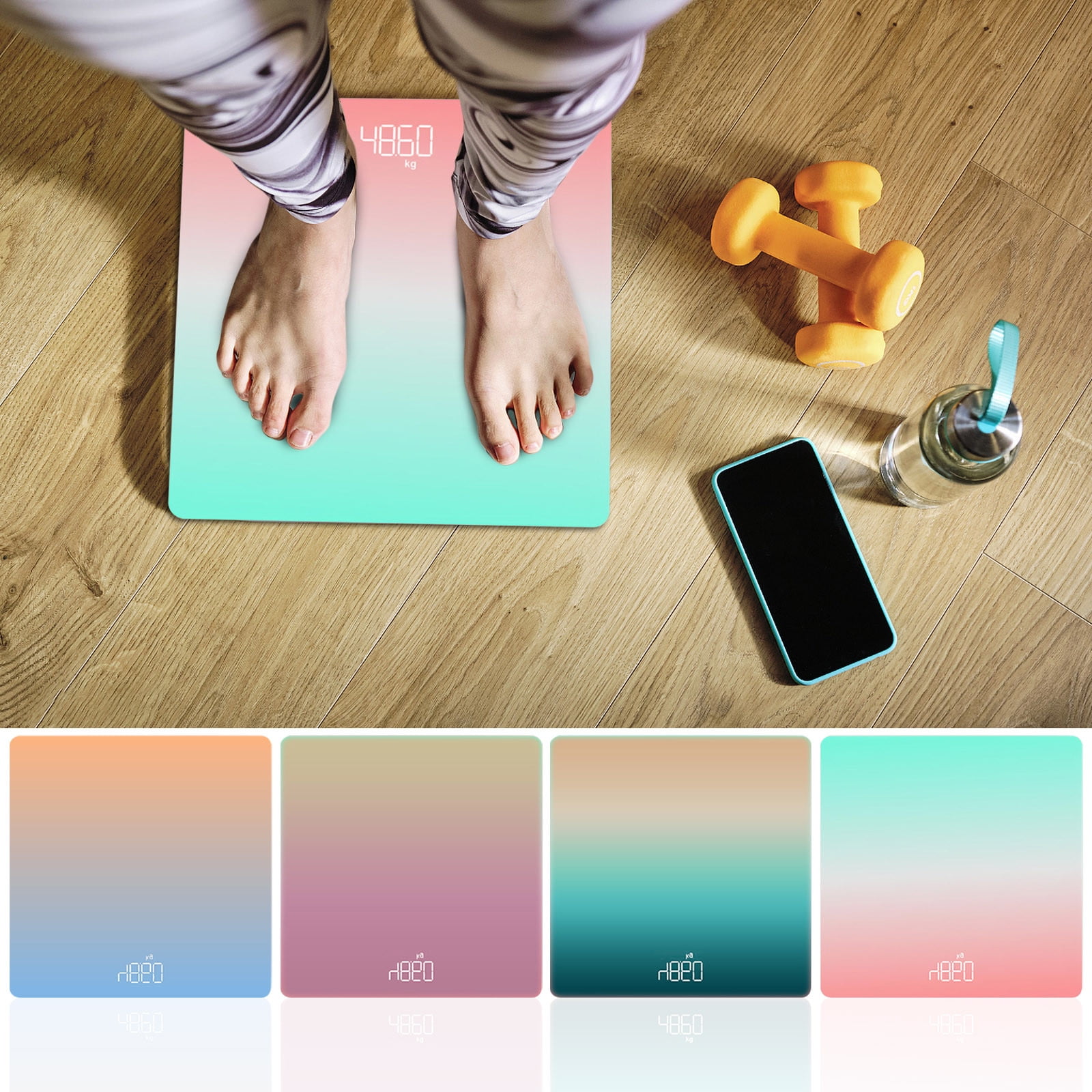 Gradual Weight Scale Home Intelligent Bluetooth Height Electronic Scale ...