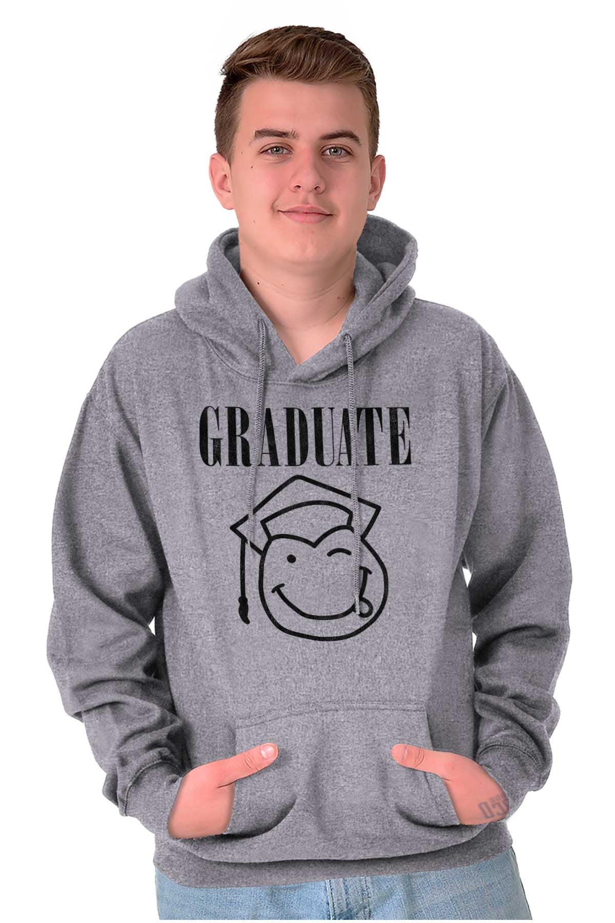 Graduate 90s Throwback Graduation Unisex Plus Size Hoodie Brisco Brands ...