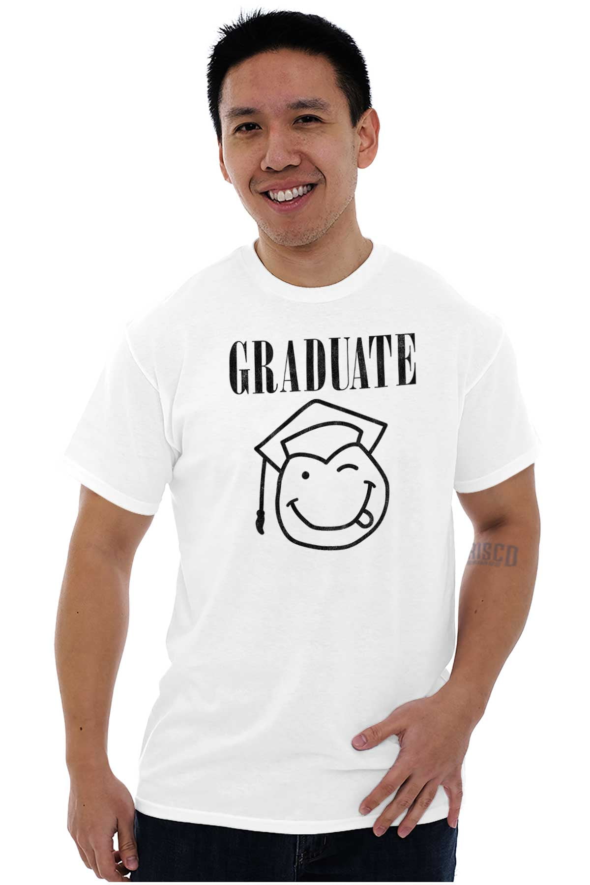 Graduate 90s Throwback Graduation Men's Graphic T Shirt Tees Brisco ...