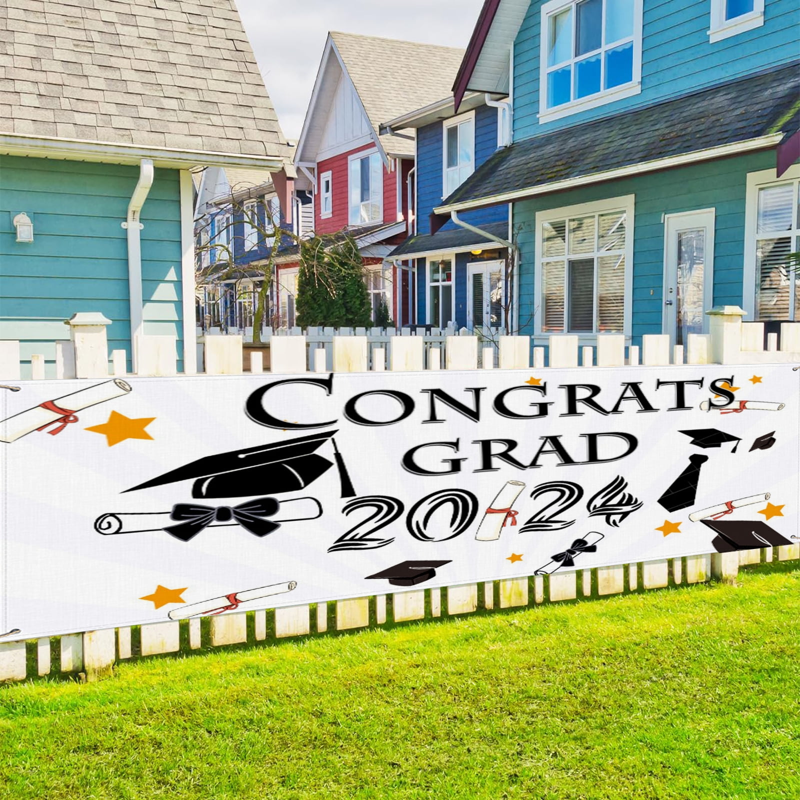 Graduate Backdrop Pre Congrats Grad Graduation Congratulations School ...