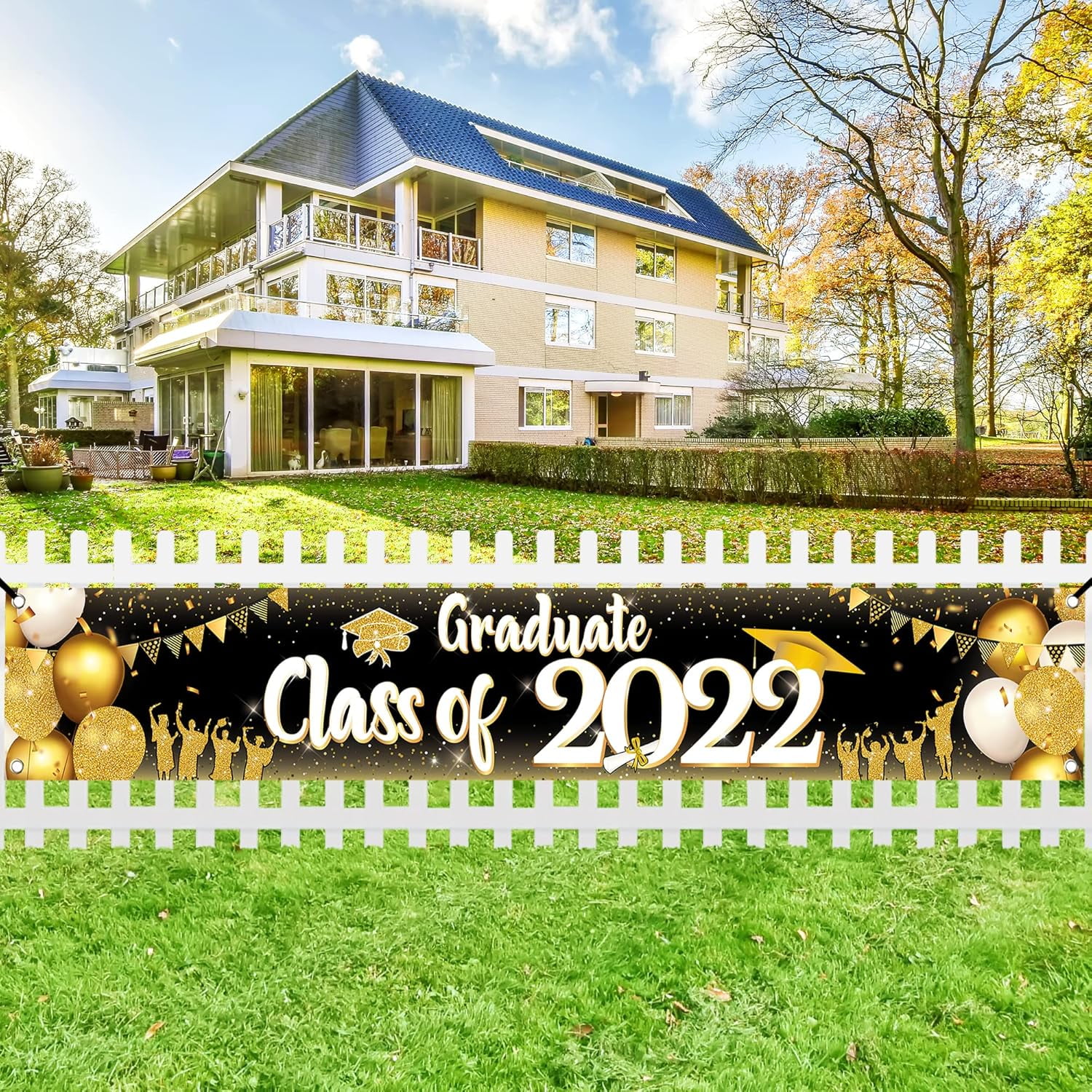 Graduate Class of 2022 Banner - Graduation Banner, Graduation Yard ...