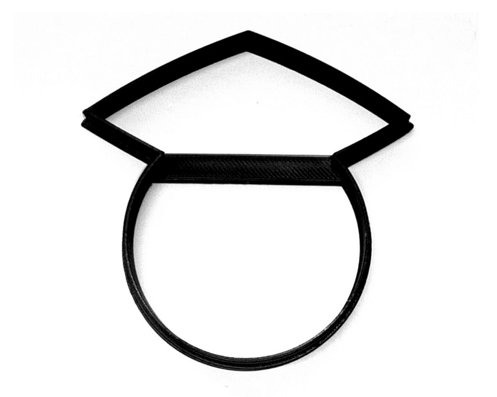 Graduate Face With Hat Outline Smiley Style Grad Cap Cookie Cutter Usa ...