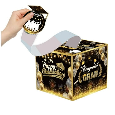 Guiexla Personalized Graduation Gift Card Holder 12 Slots Wooden Card ...