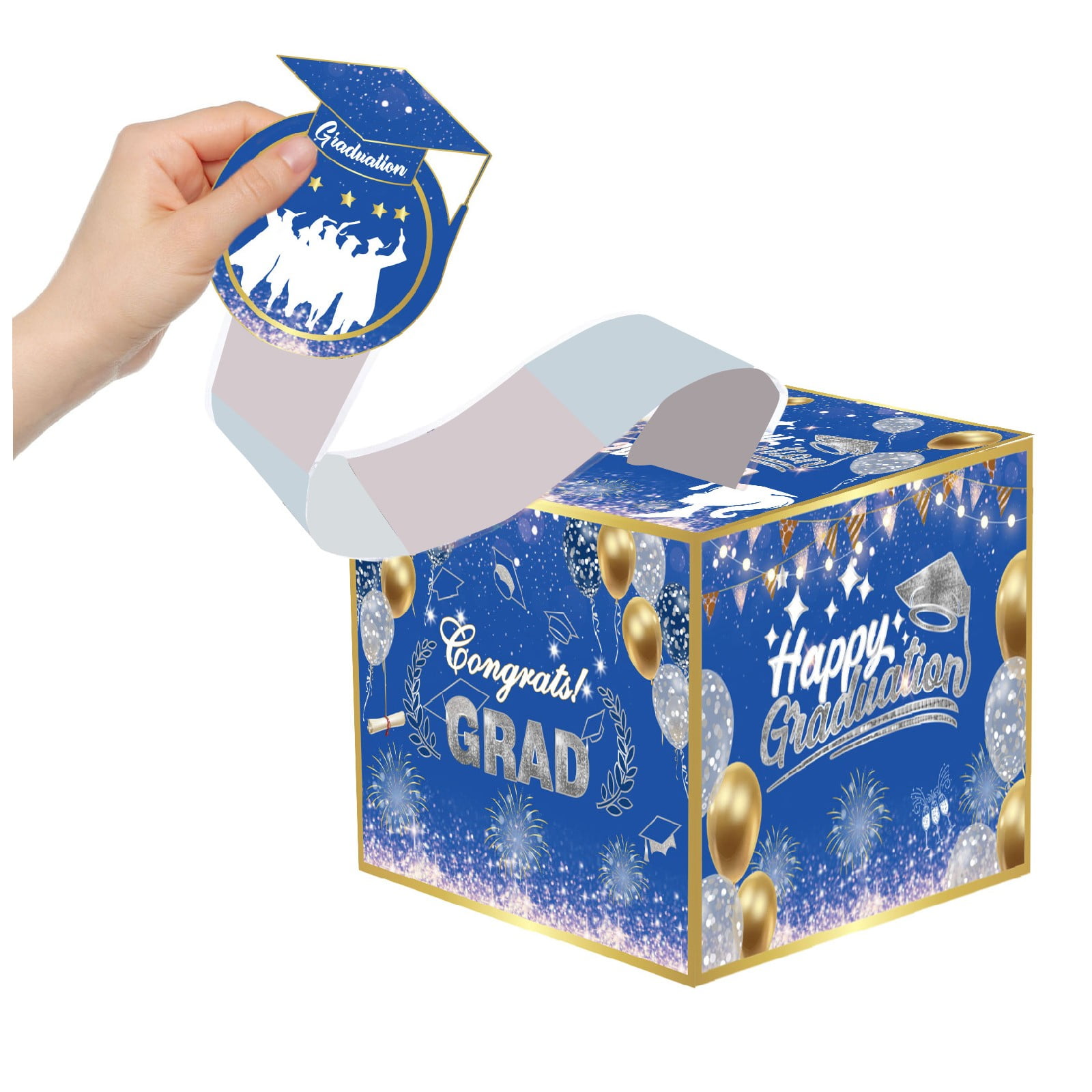 Graduate Money Box Cash Gift Pull, Cash Gift Box, Cash Gift Black Money ...