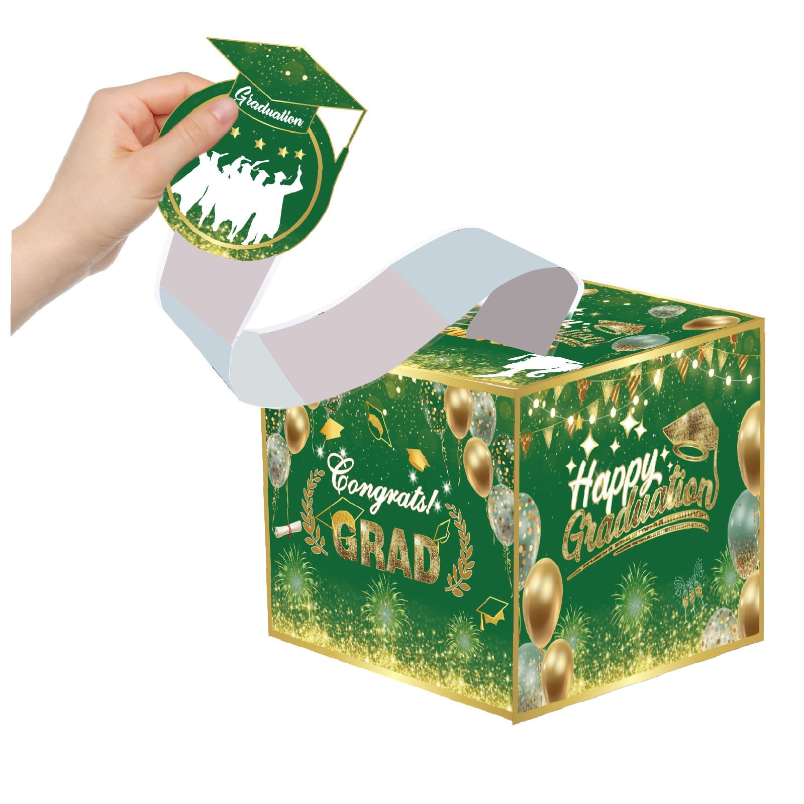 Graduate Money Box Cash Gift Pull, Cash Gift Box, Cash Gift Black Money ...