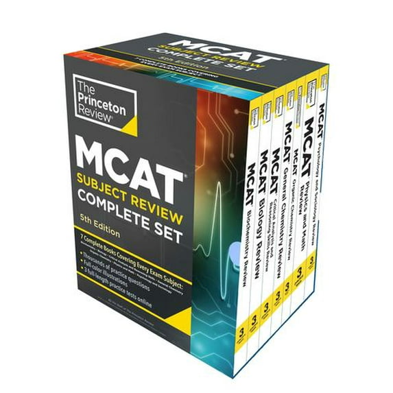 Princeton Review MCAT Subject Review Complete Box Set, 5th Edition: 7 ...