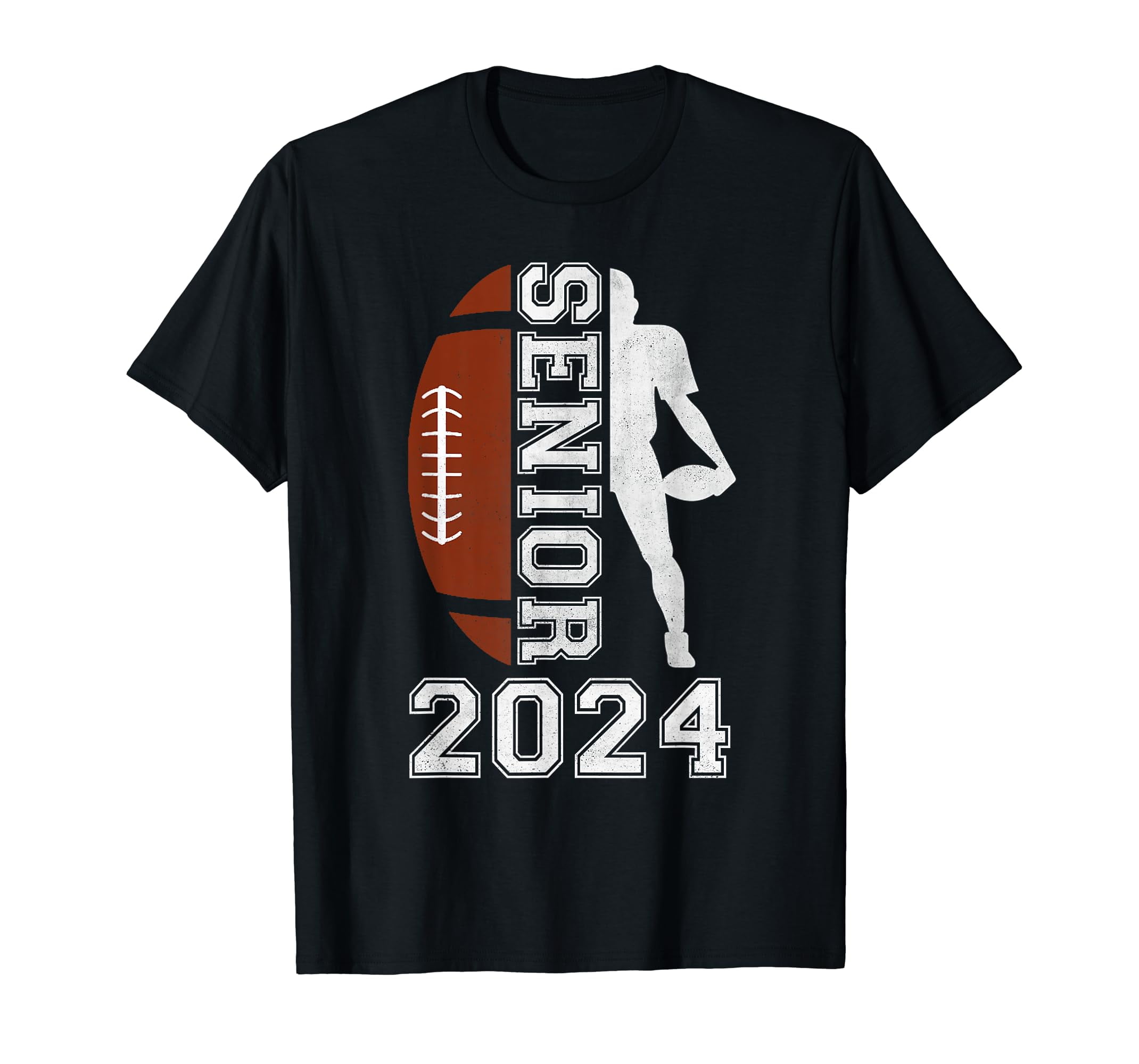 Graduate Senior Class 2024 Graduation American Football T-Shirt ...