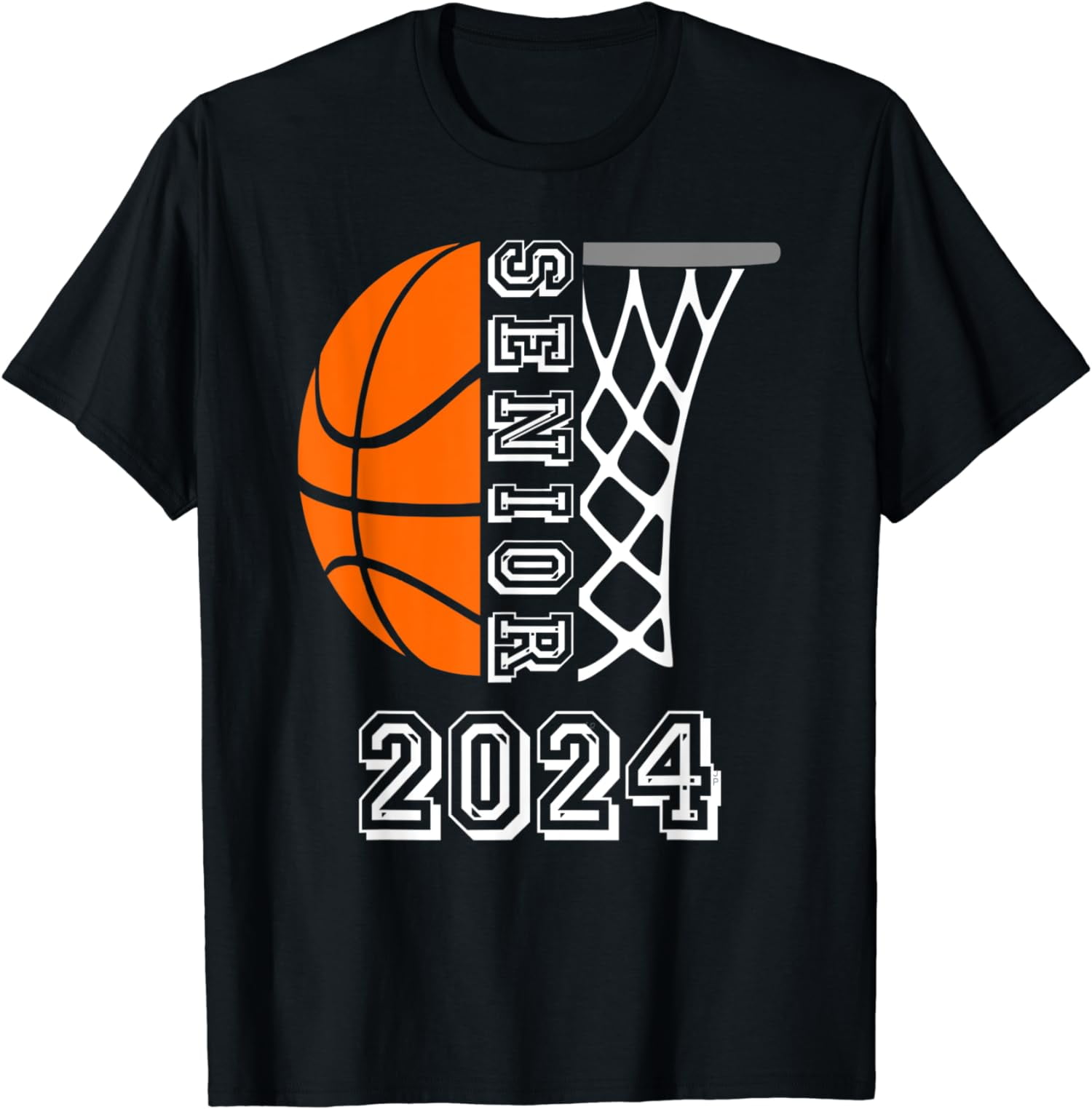 Graduate Senior Class 2024 Graduation Basketball Player T-Shirt ...