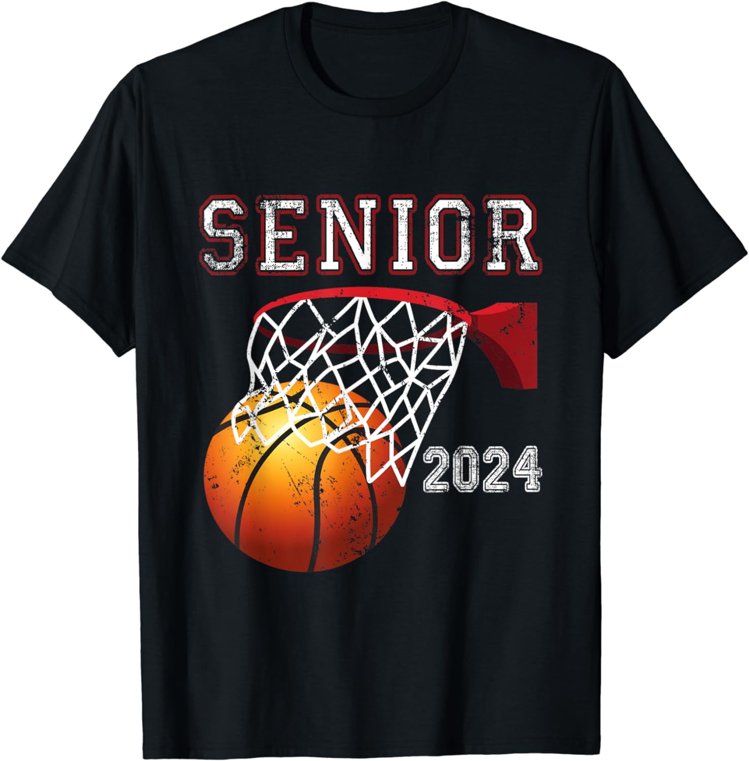 Graduate Senior Class of 2024 Basketball Player Graduation T-Shirt ...
