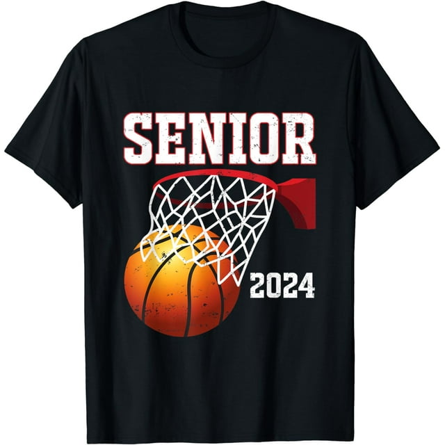 Graduate Senior Class of 2024 Basketball Player Graduation T-Shirt ...