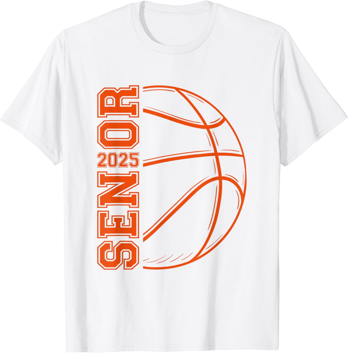 Graduate Senior Class of 2025 Basketball Player Graduation T-Shirt ...