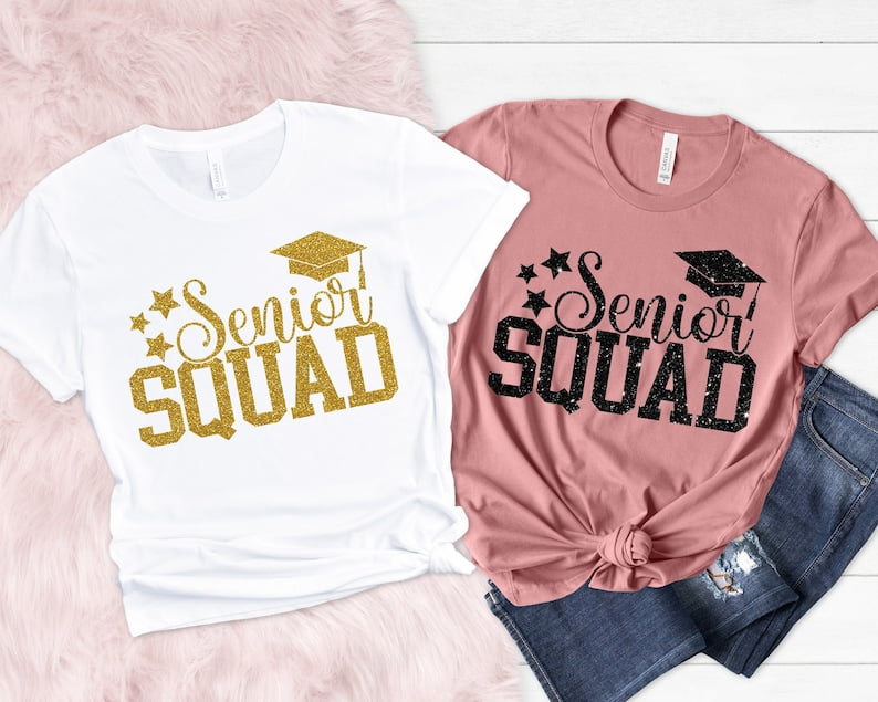 Graduate Shirt 2023-2025, Senior Year, Family Proud, Graduation Squad ...